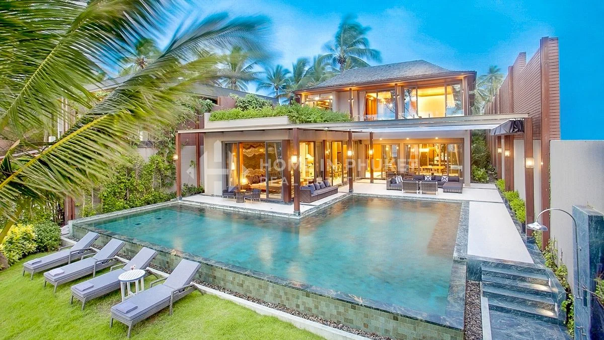 5 Bedroom Beachfront Villa Natai - Home In Phuket