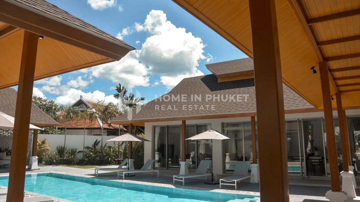 Thai-Style 4-Bed Pool Villa on Large Land Plot in Pasak - Home In Phuket
